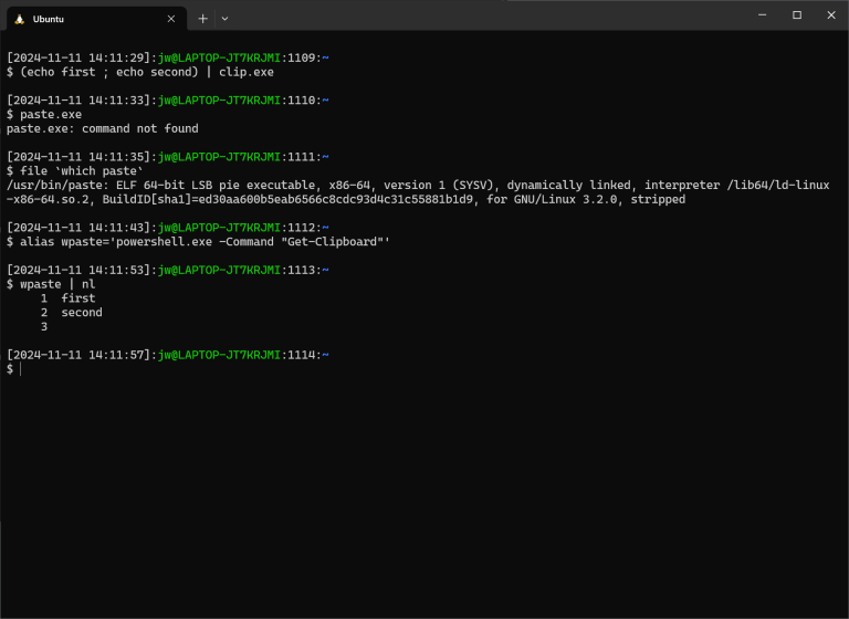 Use PowerShell To Paste From the Windows Clipboard to the WSL Bash ...
